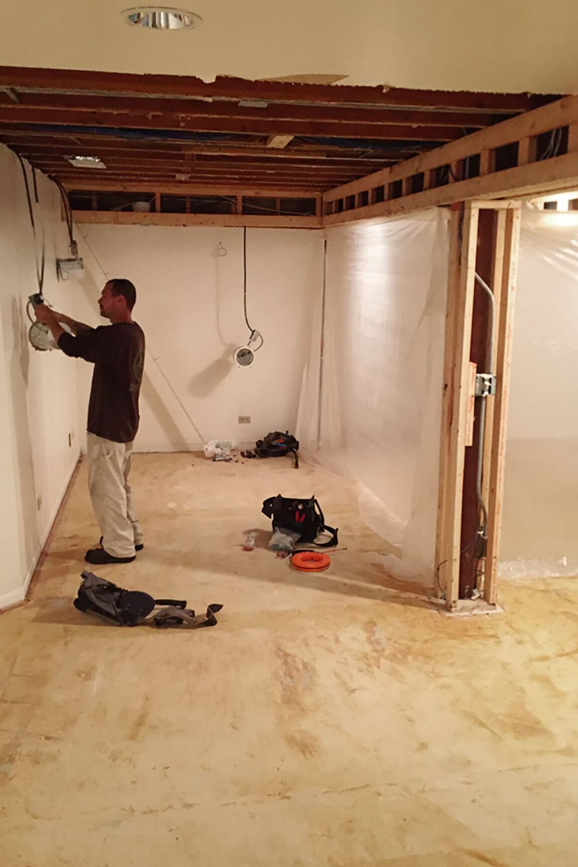 Broken Basement and Luxury Vinyl Flooring | House Of Hipsters