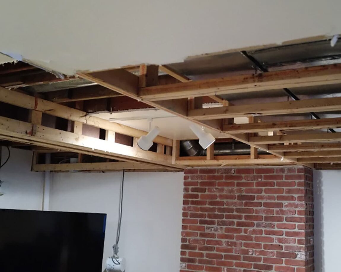 Broken Basement and Luxury Vinyl Flooring | House Of Hipsters