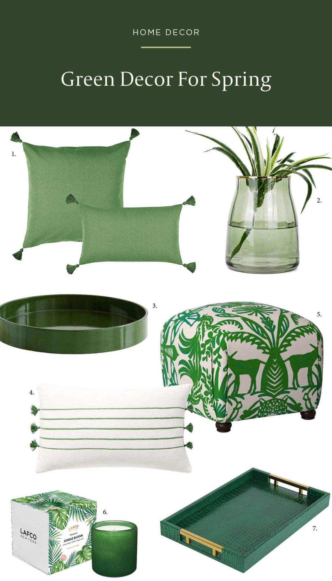 Green Decor - Refresh For Spring - House Of Hipsters