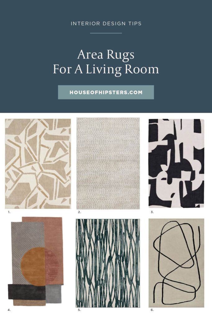 Easy Way To Choose A Rug Size In Your Living Room | House Of Hipsters