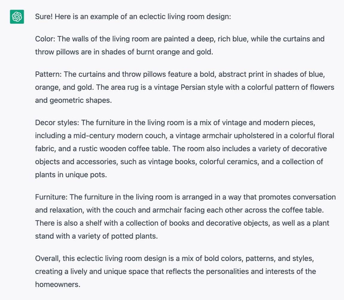 I Asked ChatGPT To Design A Living Room | House Of Hipsters