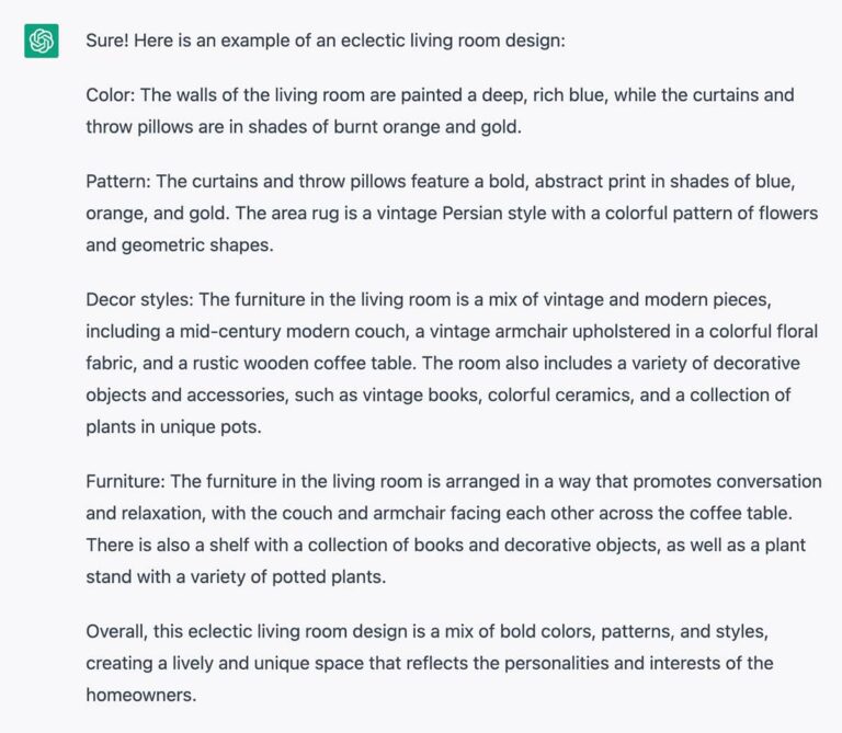 I Asked ChatGPT To Design A Living Room | House Of Hipsters