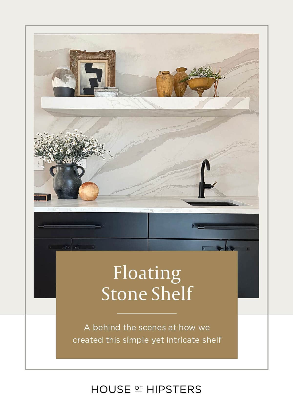 Floating Stone Shelf — How We Did It - House Of Hipsters