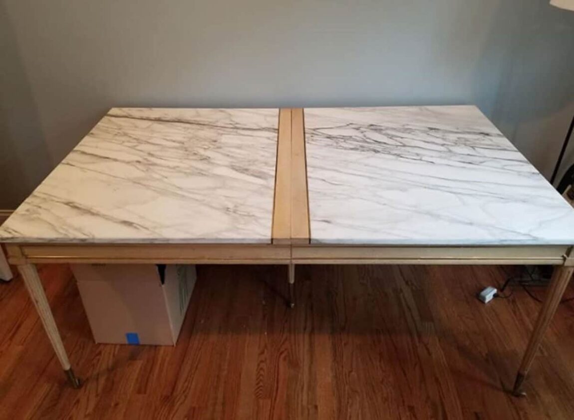 I Found This Vintage Marble Table By Accident | House Of Hipsters