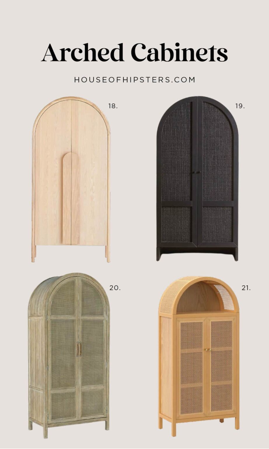 25 Stunning Arched Cabinets 2024 (Trending Room Decor) | House Of Hipsters
