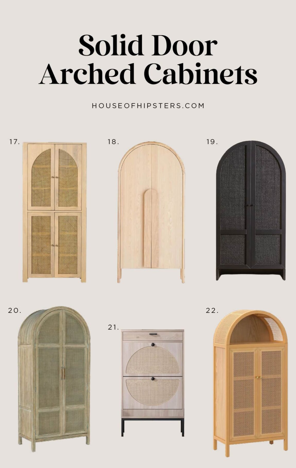 22 Stunning Arched Cabinets 2024 (Trending Room Decor) - House Of Hipsters